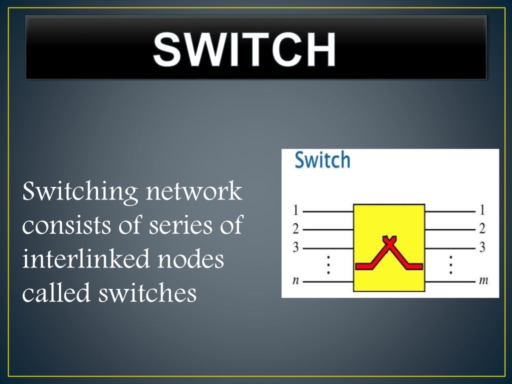Structure of switches