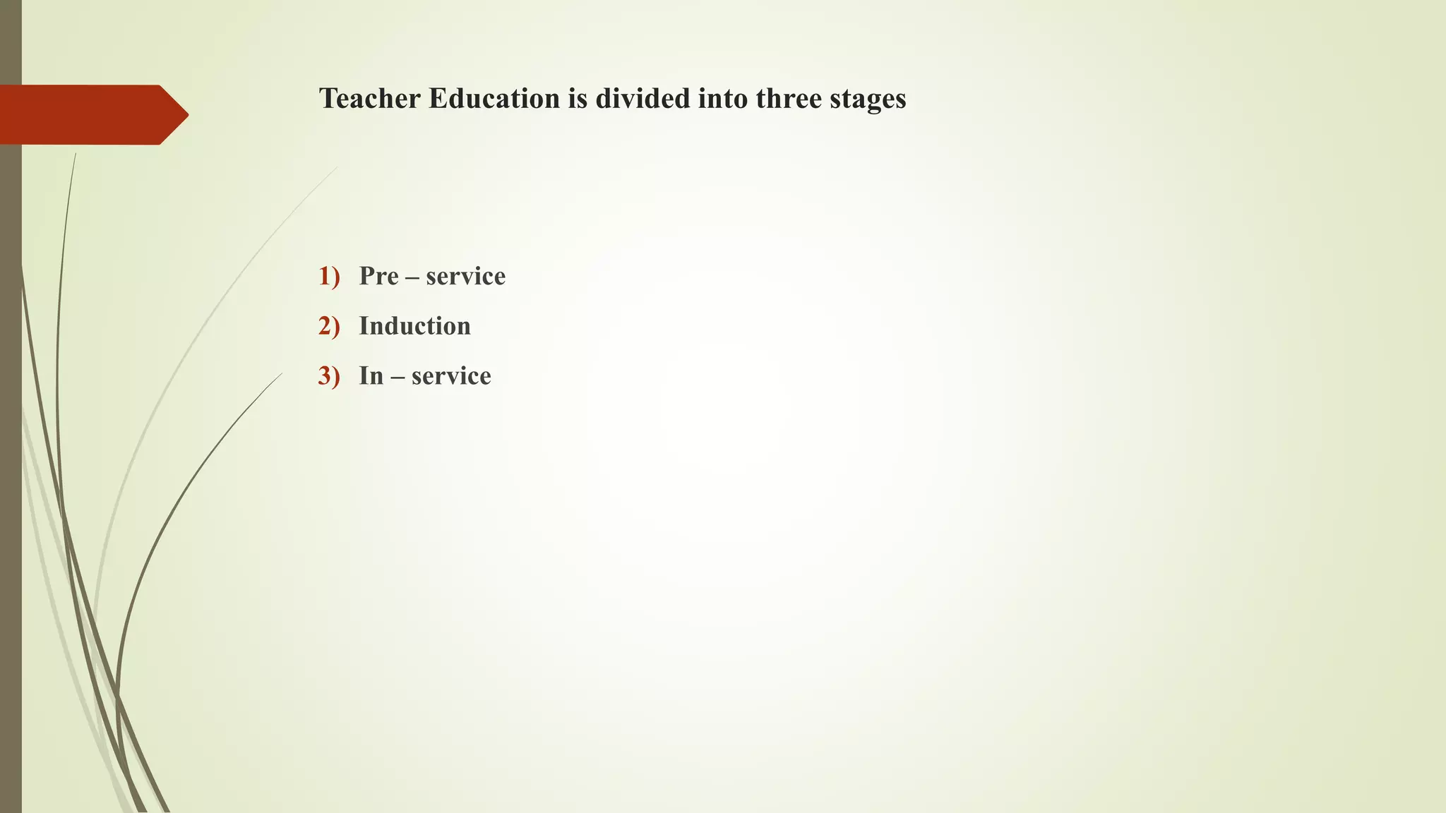Structure of teacher education – levels and types | PPTX