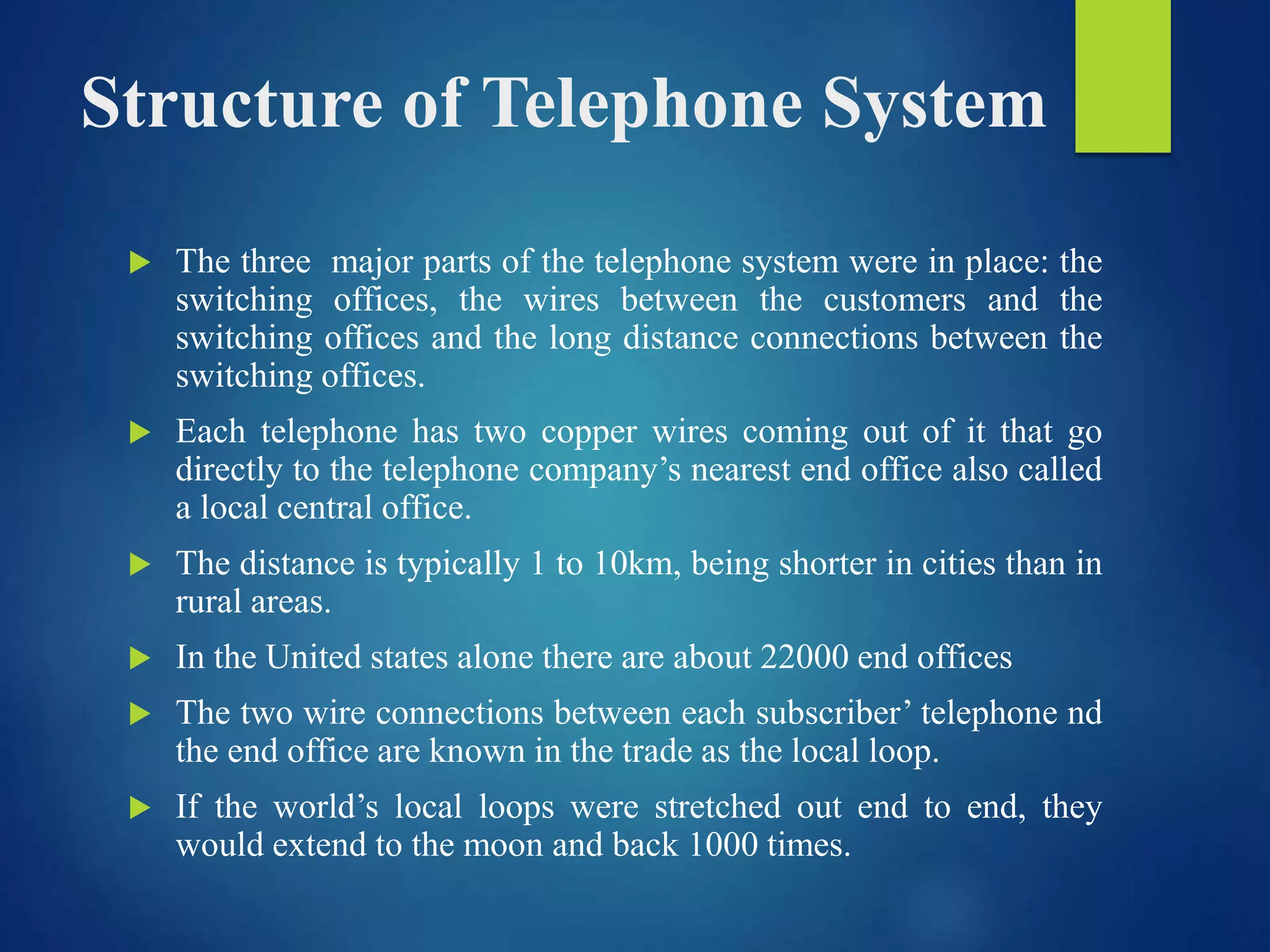 Structure of Telephone System.pptx