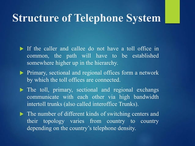 Structure of Telephone System.pptx