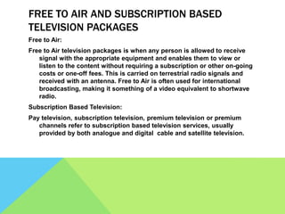 Structure of Television & Video Industry | PPT