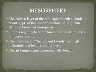 Structure of the atmosphere | PPT
