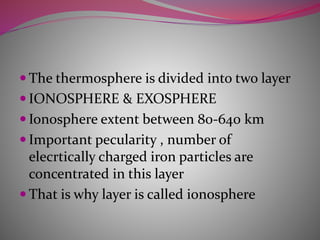 Structure of the atmosphere | PPTX