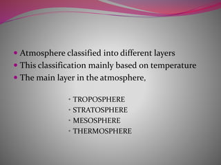Structure of the atmosphere | PPTX