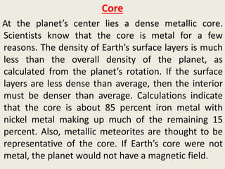 Structure of the earth | PPT
