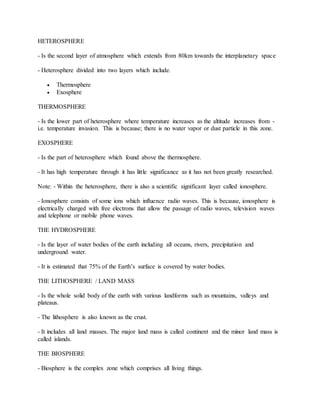 Structure of the earth | DOCX