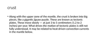Structure of the Earth.pptx written by fayaz ahmad | PPTX