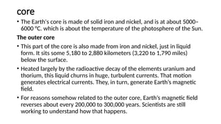 Structure of the Earth.pptx written by fayaz ahmad | PPT