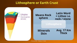 Structure of the Earth Core Mantle Crust 9 ICSE.pptx