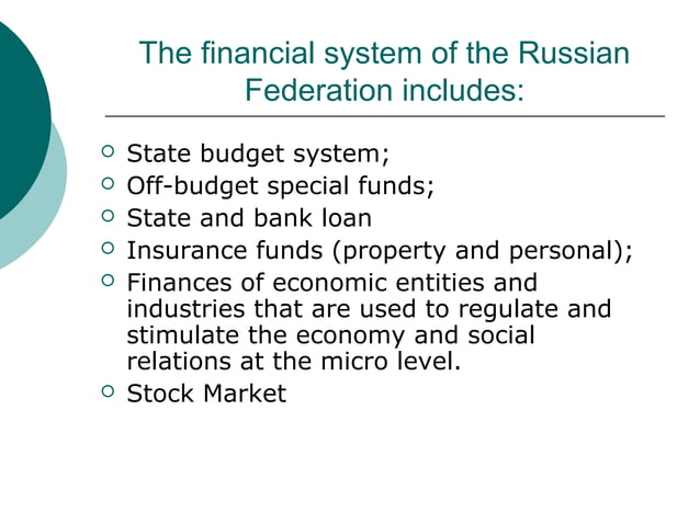 Structure of the financial system | PPT | Business Accounting & Finance ...