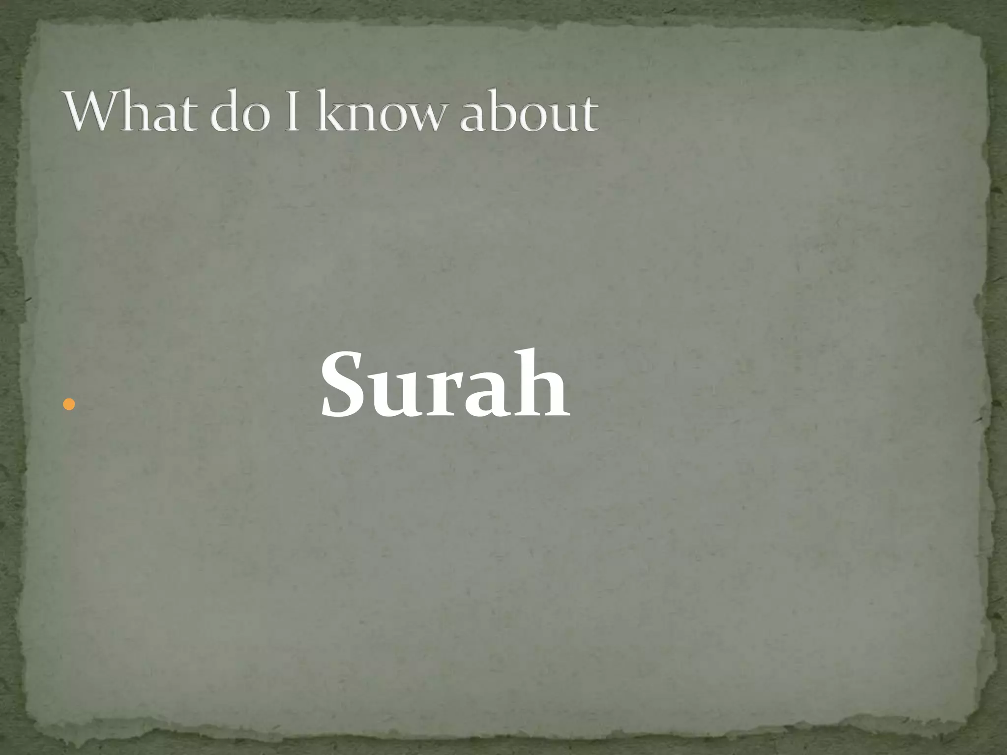 Structure of the quran | PPTX