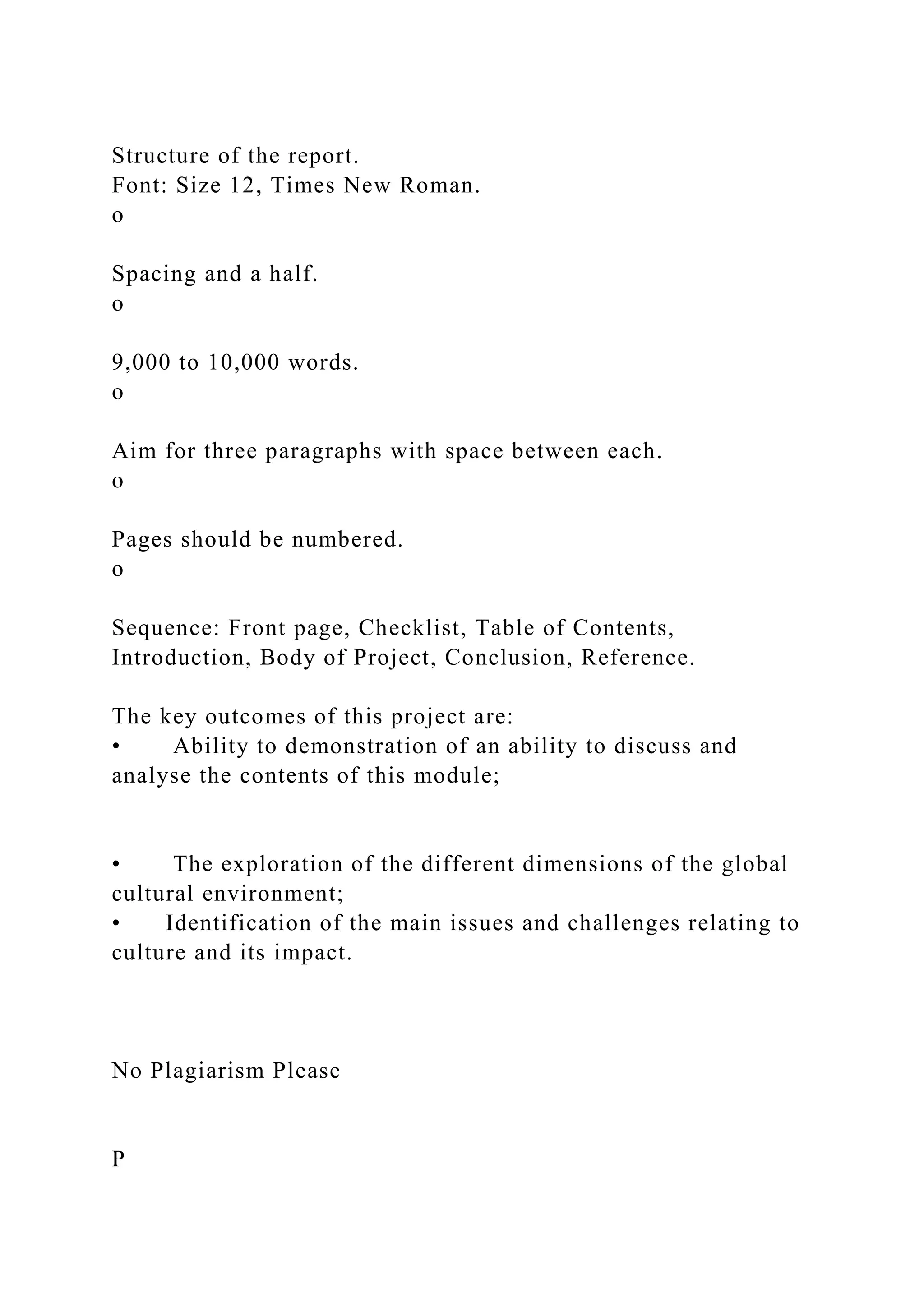 Structure of the report.Font Size 12, Times New Roman. oSpa.docx ...