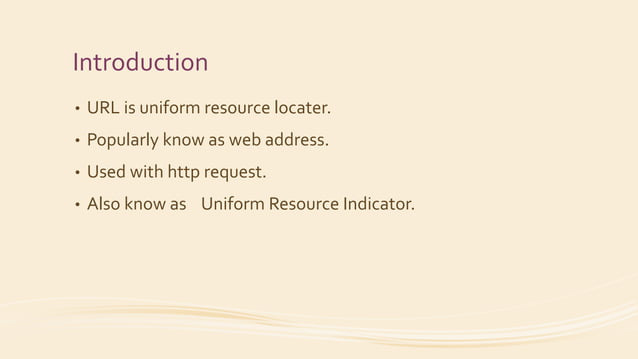 Structure of url, uniform resource locator | PPTX