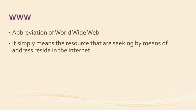 Structure of url, uniform resource locator | PPTX