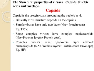 Structure of viruses | PPTX