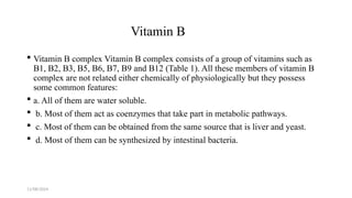 Structure of vitamins.pptx bsc nursing cur | PPTX