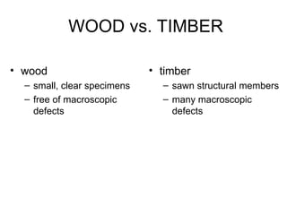 Structure of Wood Structure of Wood Structure of Wood | PPT