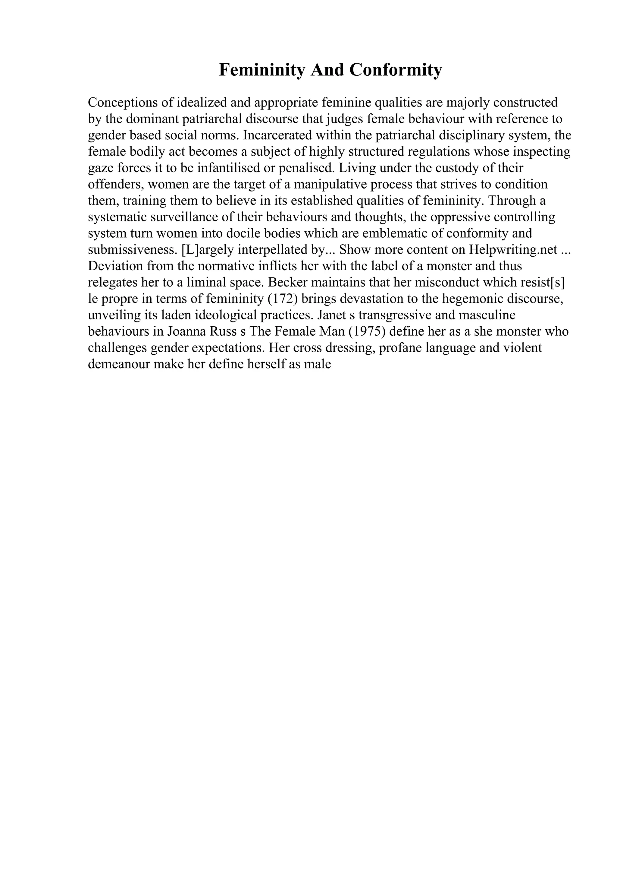 Structure Of Writing An Essay | PDF