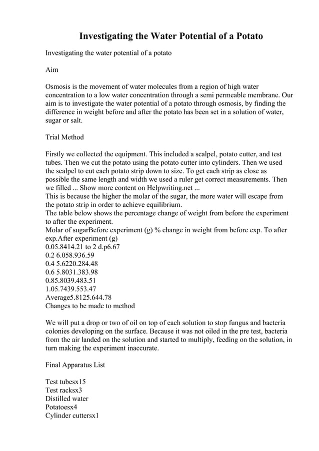 Structure Of Writing An Essay | PDF