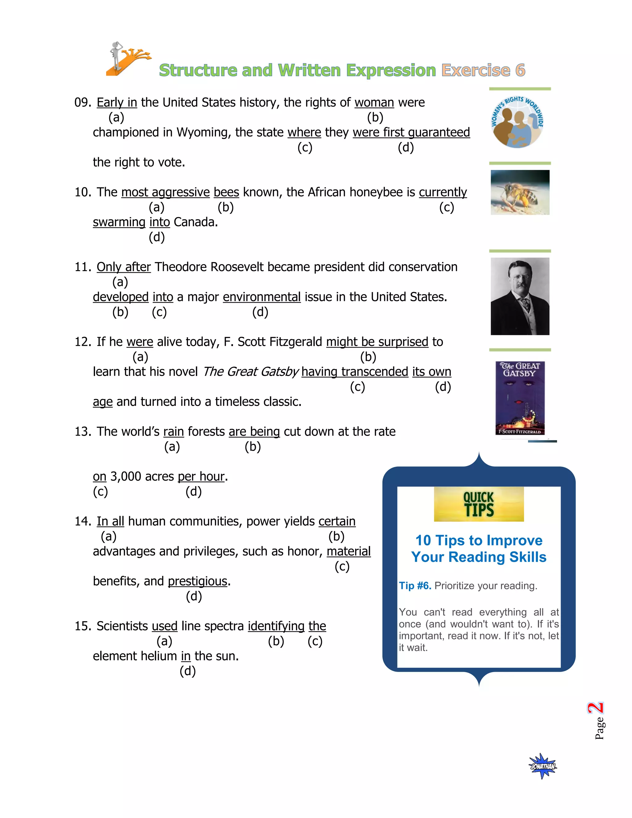 Structure & Written Practice 6 | PDF