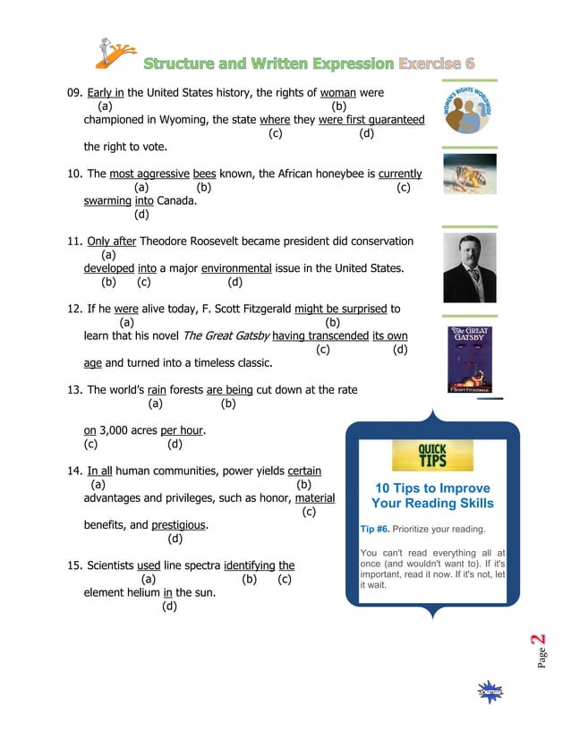 Structure & Written Practice 6 | PDF