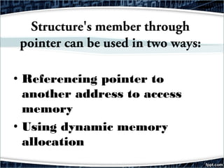 Structure in C | PPT