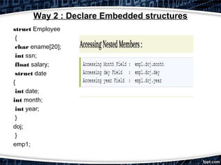 Structure in C | PPT