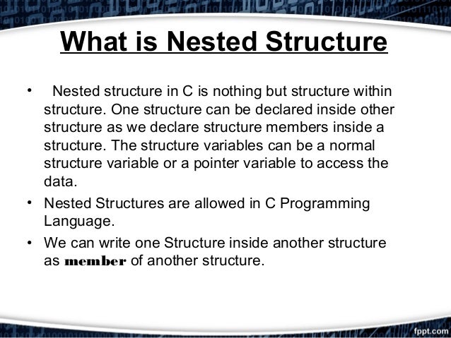 Structure In C