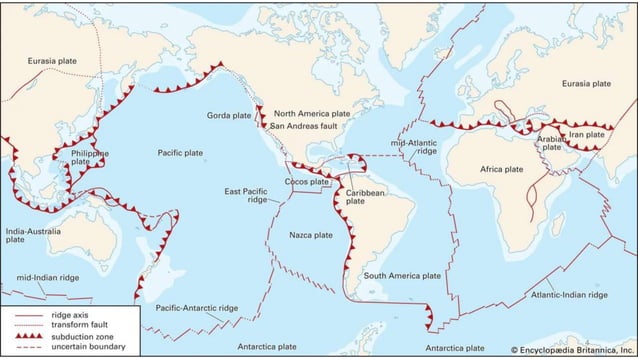 Subduction Zones and their Associated Features | PPTX | Geography | Science