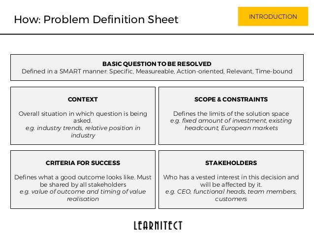 Structure problem solving