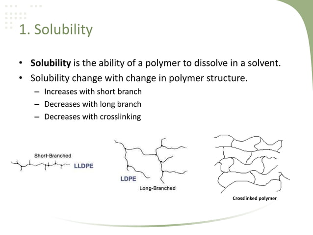 Structure property relationship in polymer | PPTX | Chemistry | Science