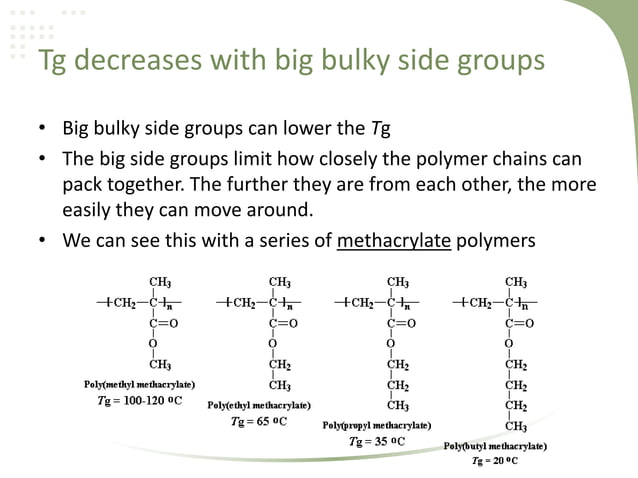 Structure property relationship in polymer | PPTX | Chemistry | Science
