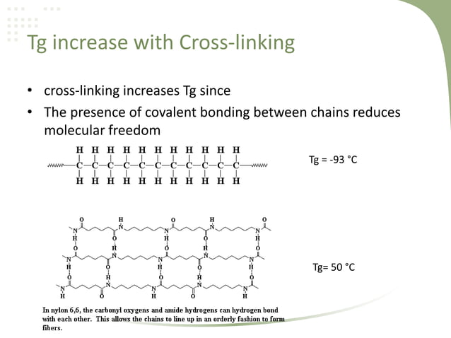 Structure Property Relationship In Polymer Pptx Chemistry Science