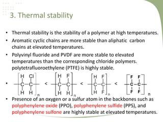 Structure property relationship in polymer | PPTX