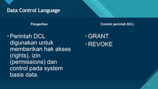 Structure query language (sql) | PPTX