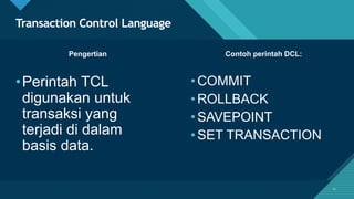 Structure query language (sql) | PPTX