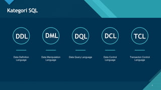 Structure query language (sql) | PPTX