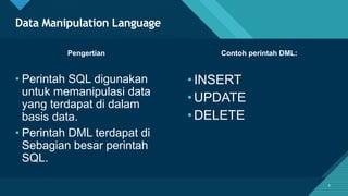 Structure query language (sql) | PPTX
