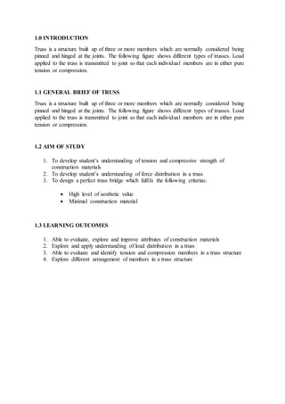 BUILDING STRUCTURE BRIDGE TRUSS | DOCX