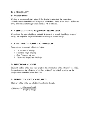 BUILDING STRUCTURE BRIDGE TRUSS | DOCX | North America Travel | Travel ...