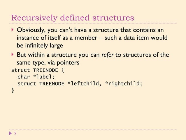 structures and unions in 'C' | PPT