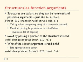 C Structures & Unions | PPT