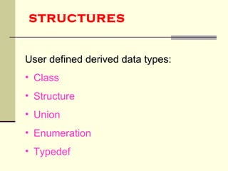 Structures | PPT