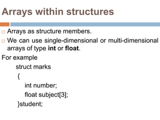 Structures In C Programming | Ppt