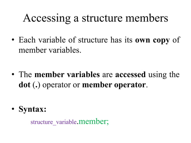 Structures | PPT