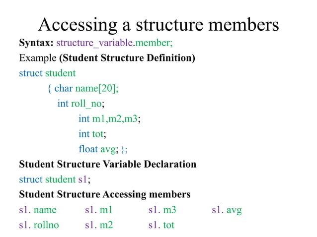 Structures | PPT