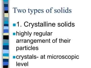 structures-and-types-of-solids presentation | PPT