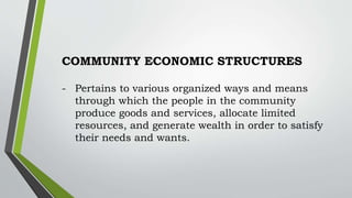 structures of community CESC SHS HUMMSSS | PPTX