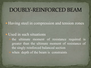 Design of Doubly Reinforced Beam | PPTX