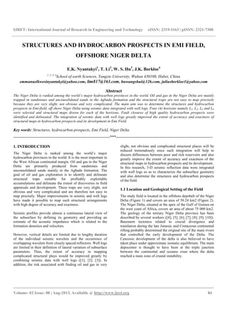 Structures and hydrocarbon prospects in emi field, | PDF | Africa Travel | Travel Locations